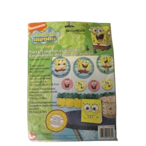 Party Supplies | Spongebob Squarepants Party Decoration Kit7 Pieces ...
